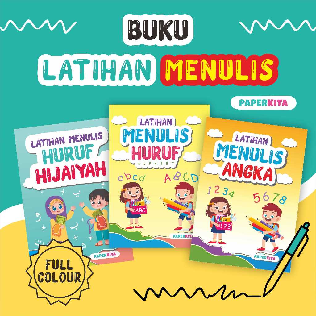 Jual Buku Menulis Mengenal Angka Huruf Hijaiyah Latihan Belajar Tracing ...