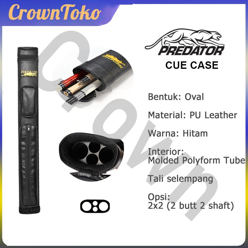 Jual Predator Tas Stick Biliar 2x2 2x3 2x4 Hard Case PU Leather ...
