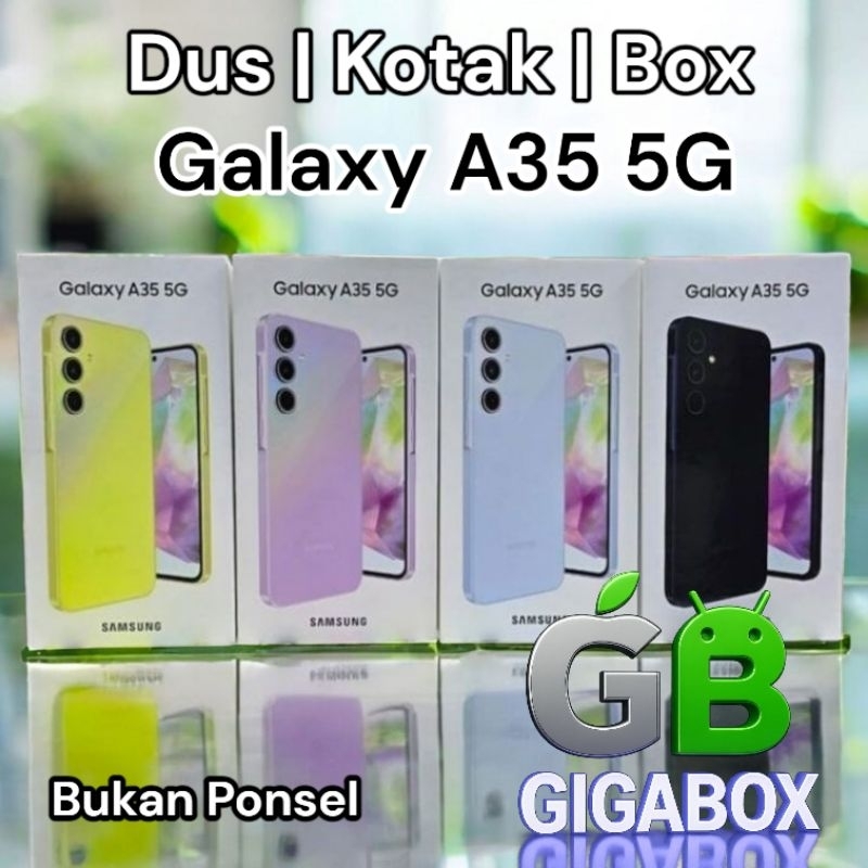 Jual Box Galaxy A35 5G Kardus Only Kotak Fullset | Shopee Indonesia