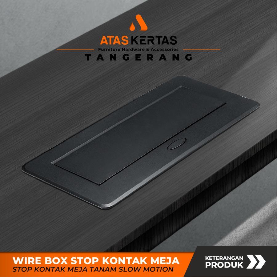 Jual steker wire box meja - stop kontak meja tanam - pengaman stop ...