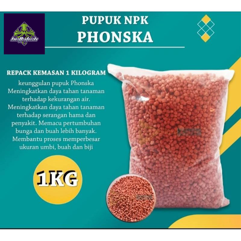 Jual PUPUK NPK PHONSKA PLUS 15 15 15 Kemasan Repack 1 Kg | Shopee Indonesia