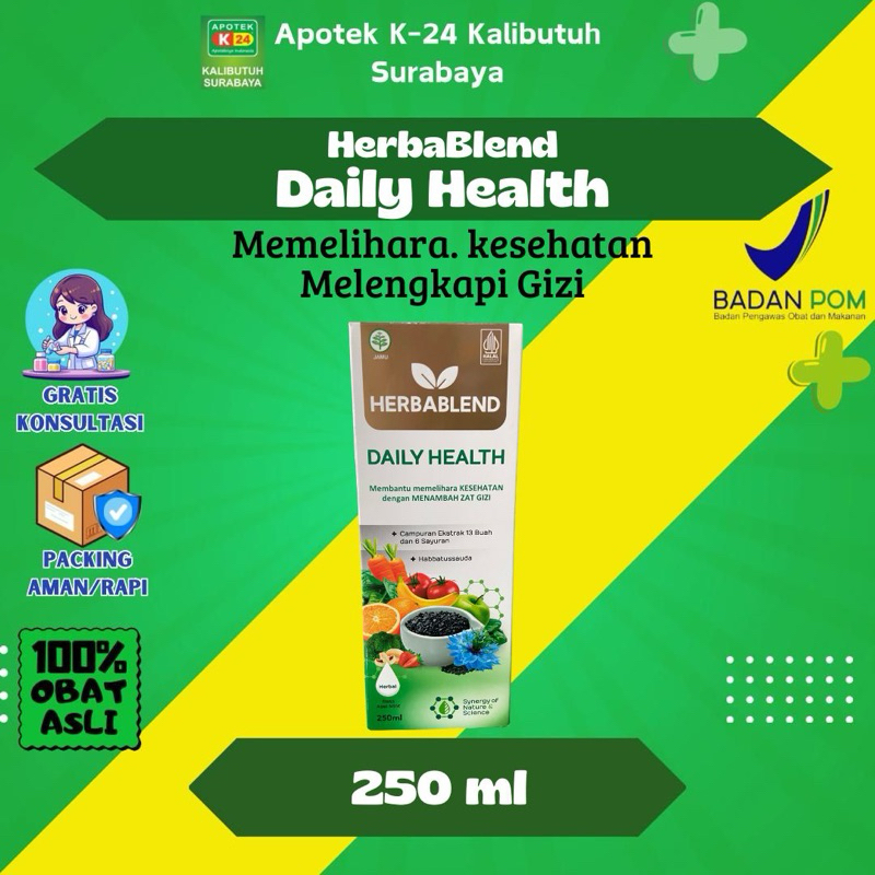 Jual HERBABLEND DAILY HEALTH 250ml | Shopee Indonesia