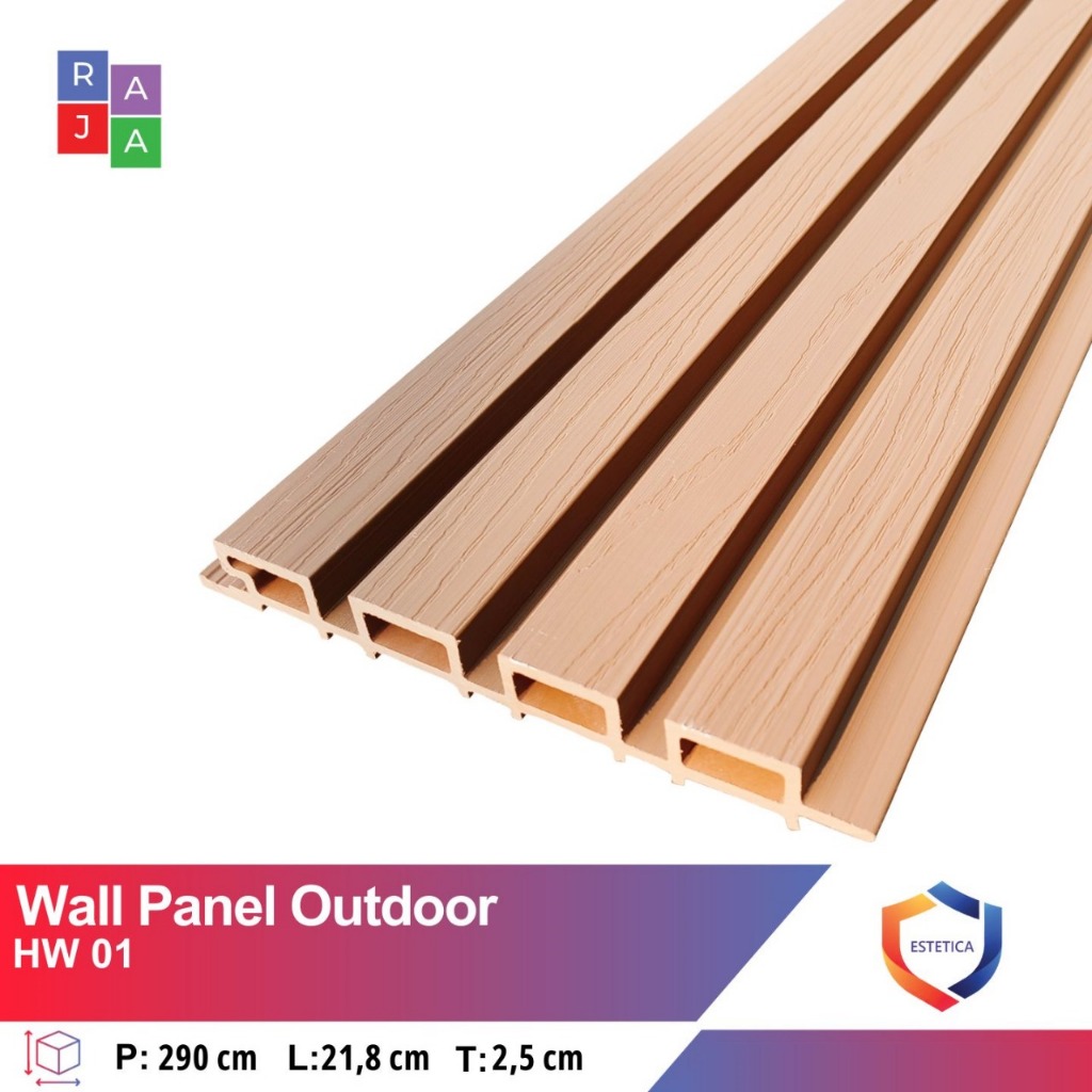 Jual WPC Wood Wall Panel PVC Dekorasi Dinding Wallpanel Pengganti ...