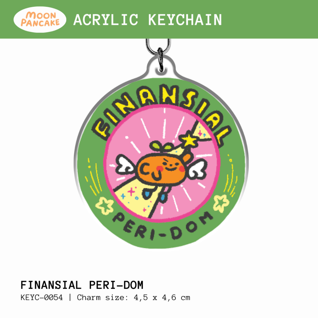 Jual Moon Pancake Keychain - Finansial Peri-dom | Shopee Indonesia
