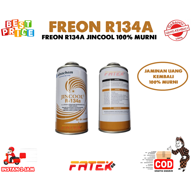 Jual FREON KALENG R134 AC MOBIL DAN KULKAS R134A JINCOOL | PREON AC ...