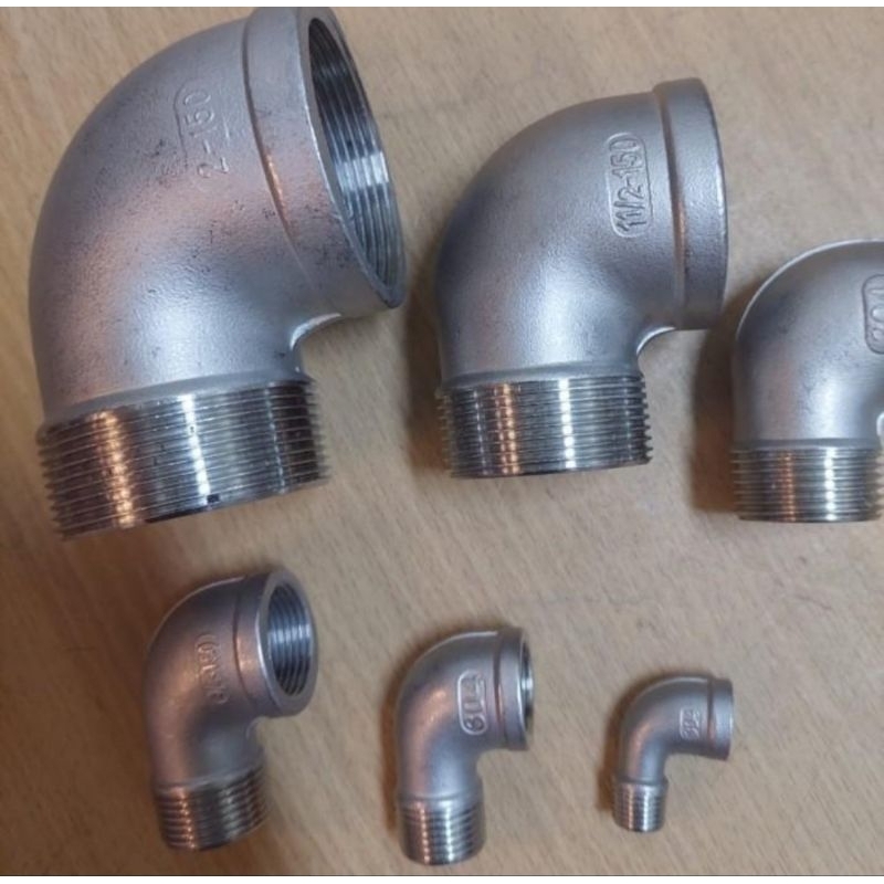 Jual Street elbow Stainless 304 Elbow drat luar dan dalam SS304 | Shopee Indonesia