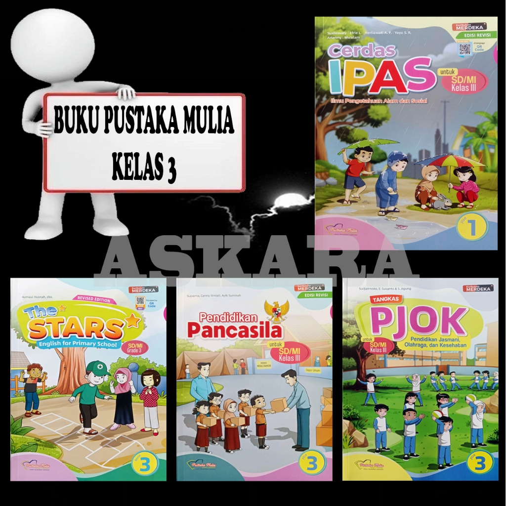 Jual Buku Kurikulum Merdeka Kelas 3 SD/MI - Penerbit Pustaka Mulia | Shopee Indonesia