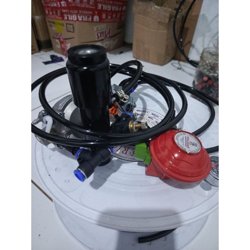 Jual paket lengkap konverter kit BBG 2 jalur siap pakai full set ...