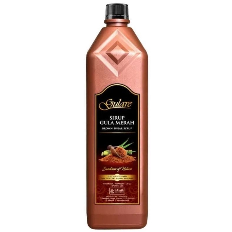 Jual Gulare Sirup Gula Merah/Brown Sugar Syrup 1,3kg | Shopee Indonesia
