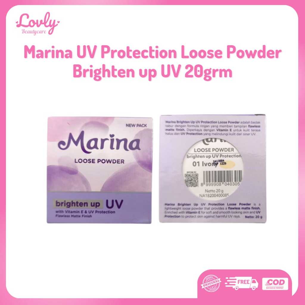 Jual Marina UV Protection Loose Powder | Shopee Indonesia