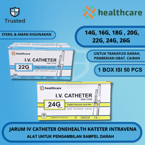 Jual Jarum Catheter Kateter Intravena jenis Pen iv Chateter Healt Care ...