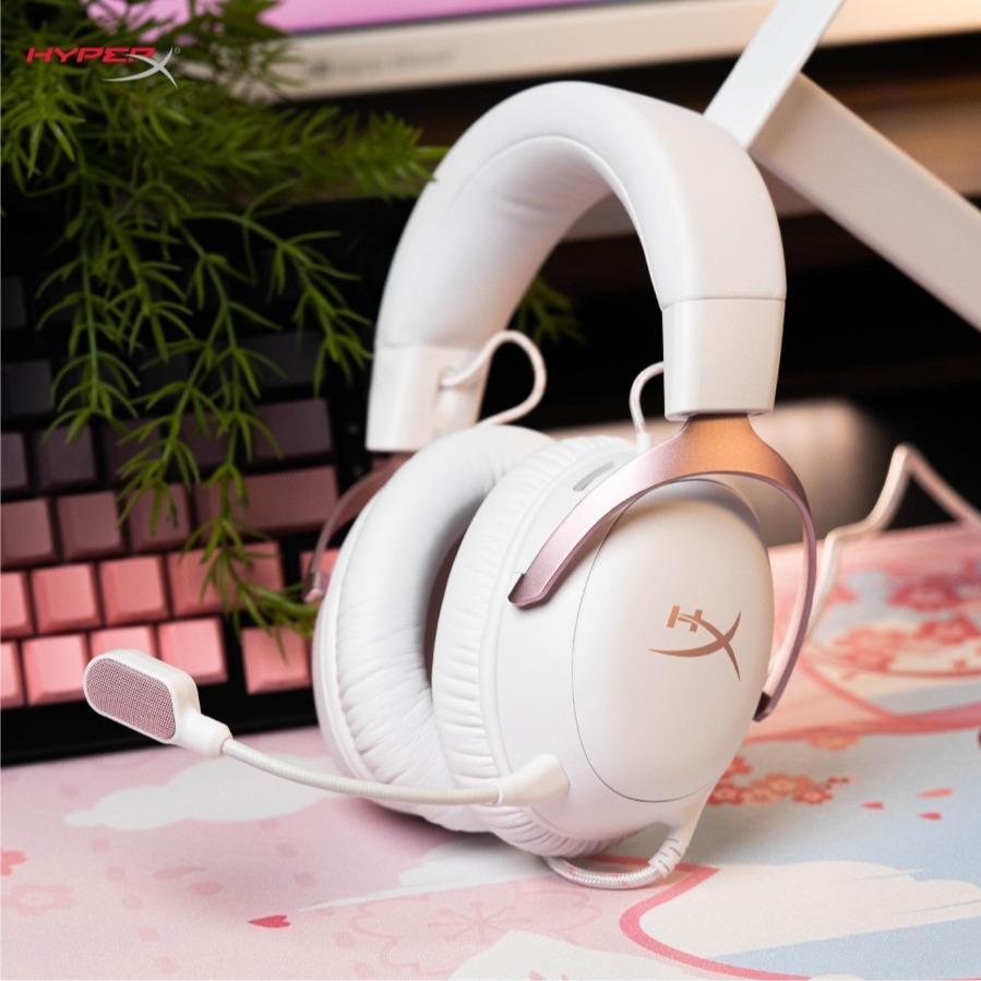 Jual HyperX Cloud III Cloud 3 White Pink - Gaming Headset - Pink wired ...