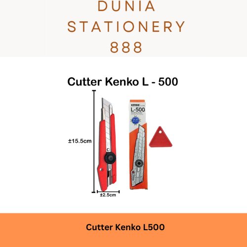 Jual Cutter Kenko L-500 Cutter Kenko L500 Cutter Kenko Besar | Shopee ...