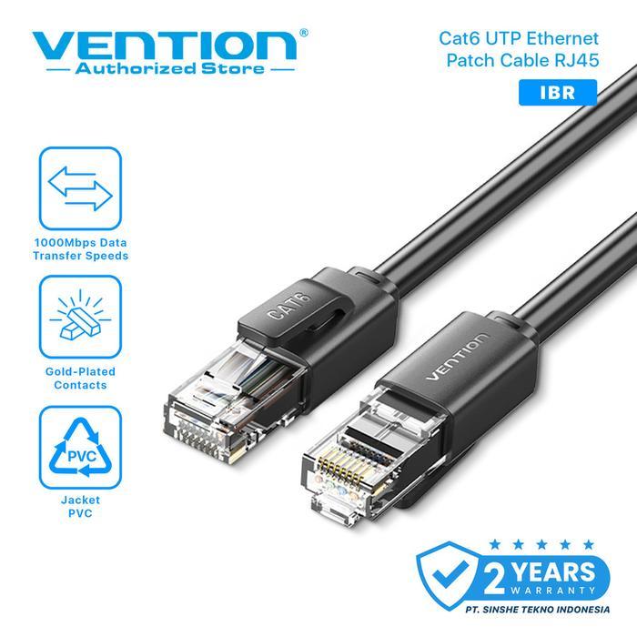 Jual Vention Kabel LAN Cat6 UTP RJ45 Gigabit Ethernet CAT6 15 - 50 Meter | Shopee Indonesia