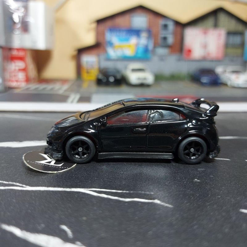 Jual Hotwheels 2016 Honda Civic Type R Repaint Hitam swap ban karet ...