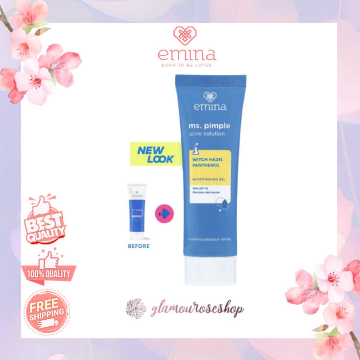 Jual Emina Ms. Pimple Acne Solution Moisturizing Gel 20 ml | Shopee ...