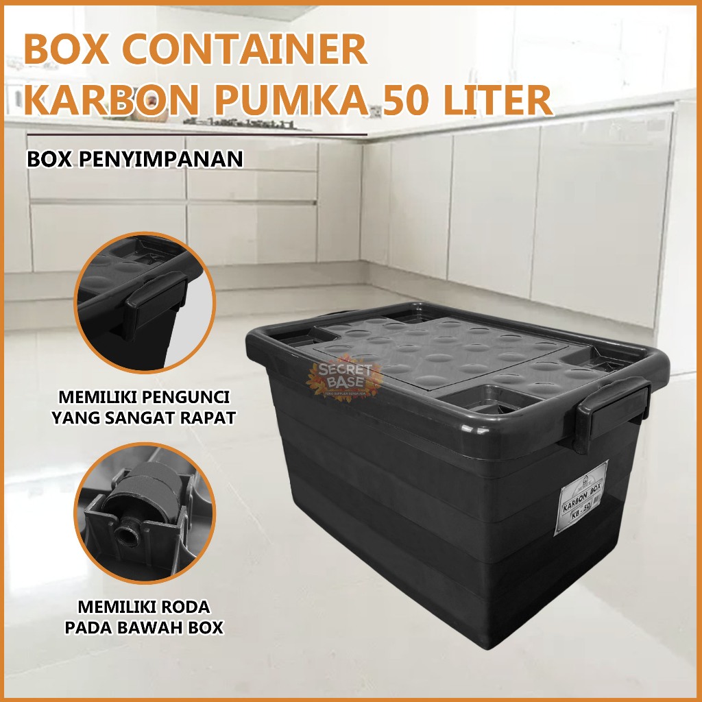 Jual BOX CONTAINER PUMKA 50 LITER - Kontainer Plastik Serbaguna ...