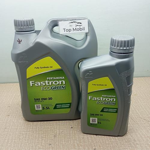 Jual [PERTAMINA] OLI FASTRON PERTAMINA ECO GREEN 3,5 LITER SAE 0W-20 ...