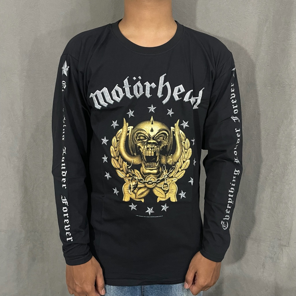 Jual Longsleeve Band Official MOTORHEAD - EVERYTHING LOUDER FOREVER ...