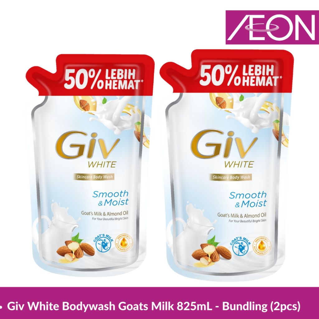 Jual Giv White Bodywash Goats Milk 800mL - Bundling (2pcs) | Shopee ...