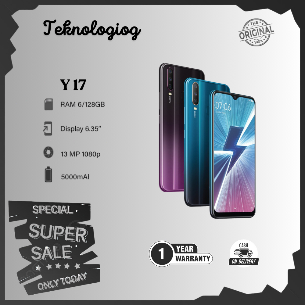 Jual HP VIVO Y17 Ram 8/256GB Smartphone 4G LET 6.35 inches Dual SIM ...