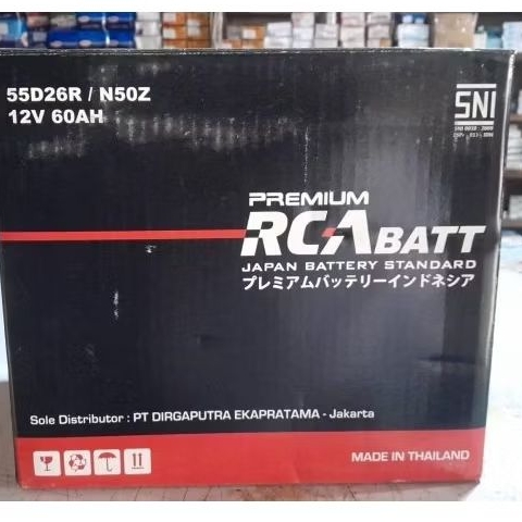 Jual Accu N50Z 60ah Aki RCA | Shopee Indonesia