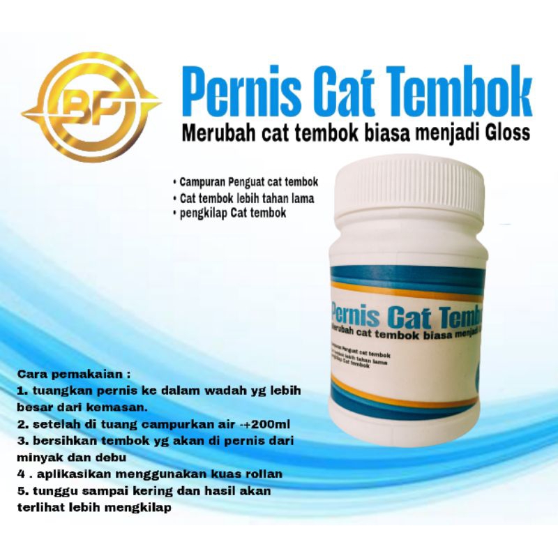 Jual Pernis cat tembok, penguat cat tembok 250gr | Shopee Indonesia