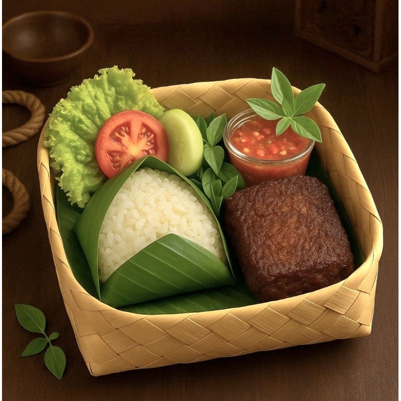 Jual Nasi Besek Back To Nature Empal Daging | Shopee Indonesia
