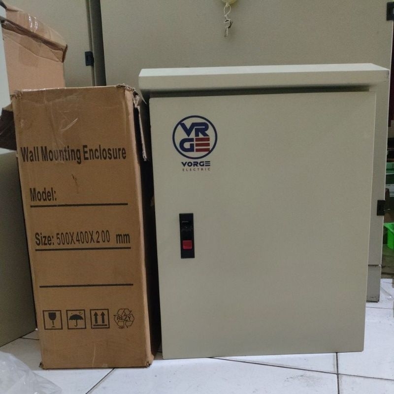 Jual box panel listrik 50x40x20 metal outdoor full 1mm pabrikan merk ...