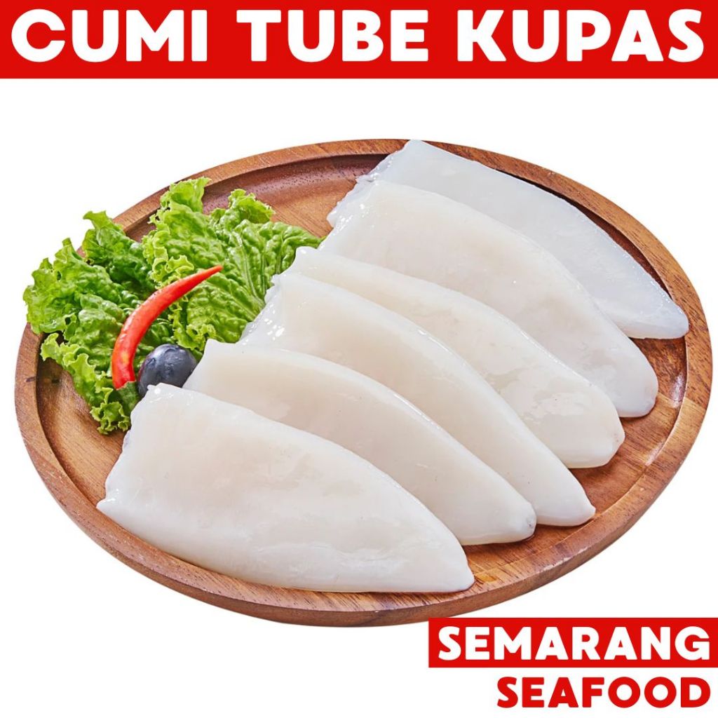 Jual Cumi Tube Kupas Bersih 1kg | Cumi Semarang | Ikan Segar Semarang ...
