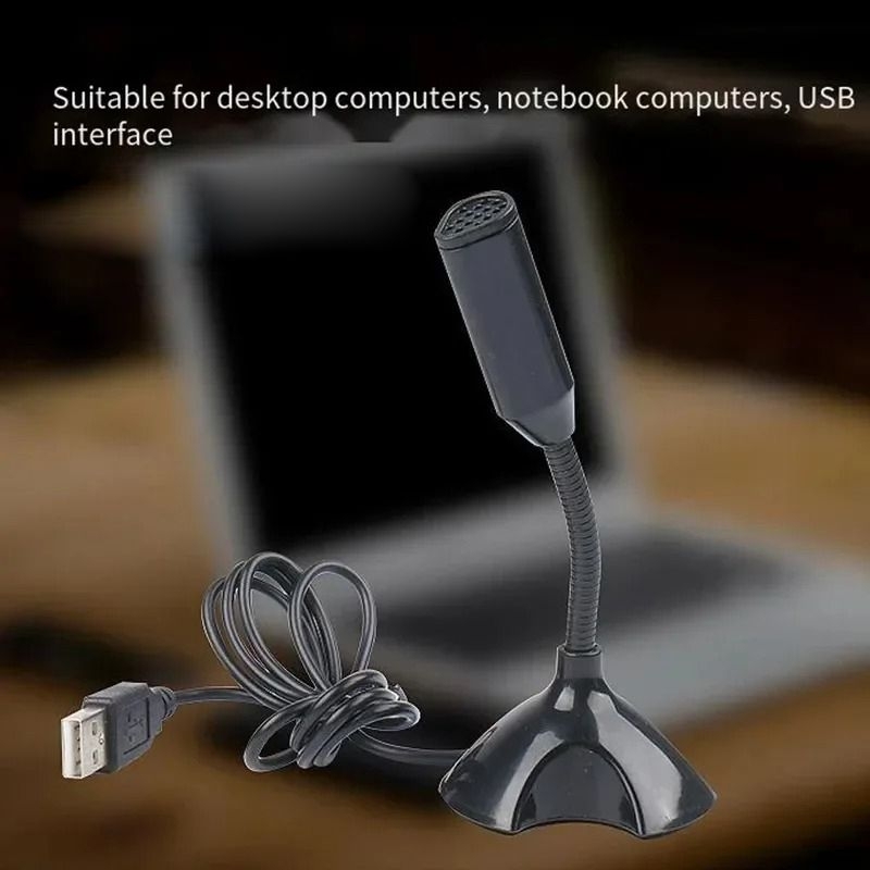 Jual Microphone Mic USB PC Mikrofon Zoom Laptop Microfon Gaming ...