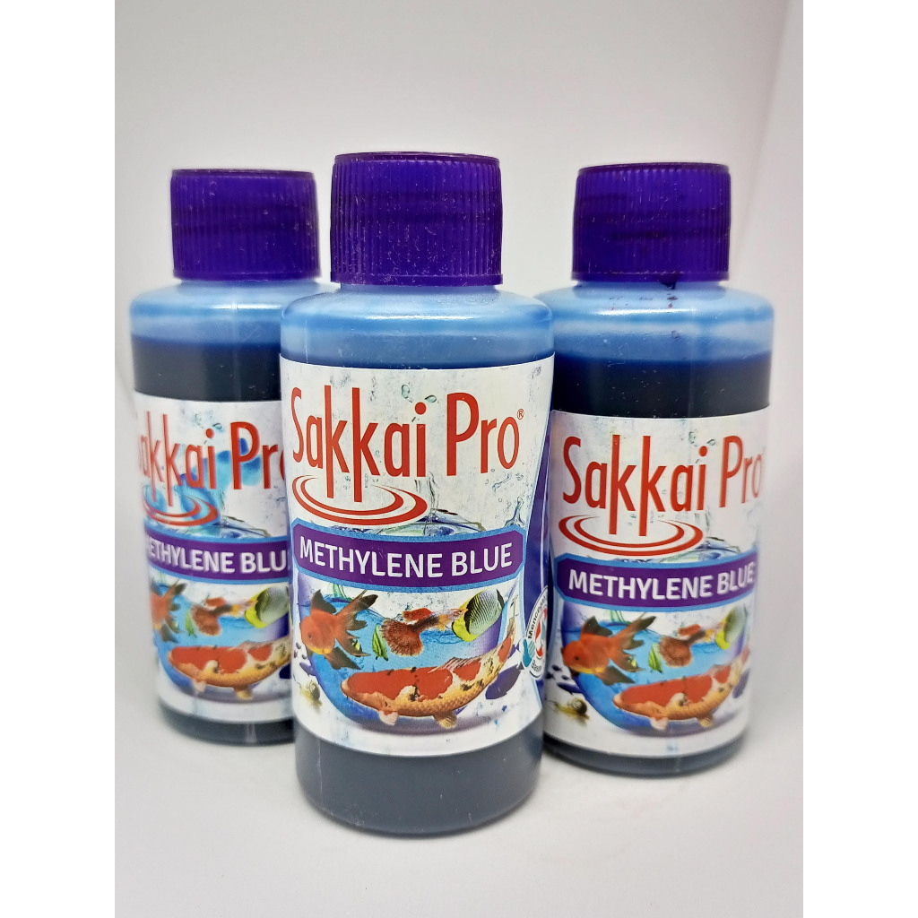 Jual Methylene Blue Metilen Blue Obat Biru Ikan Sakkai Pro 100ml Obat ...