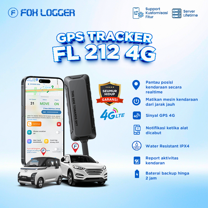 Jual Fox Logger Gps Tracker Mobil Gratis Pulsa , Tanpa Pasang ...