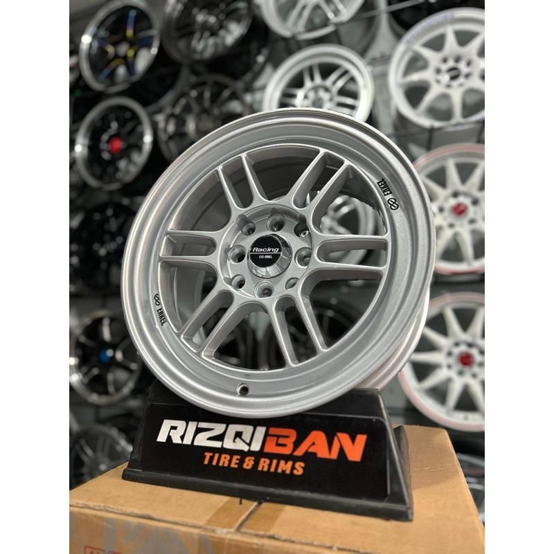 Jual velg rpf r15 hyper silver lebar 7 et41 kondisi baru | Shopee Indonesia