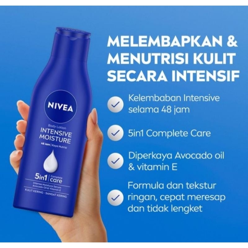 Jual Nivea Body Lotion Intensive Moisture 100ml | Shopee Indonesia
