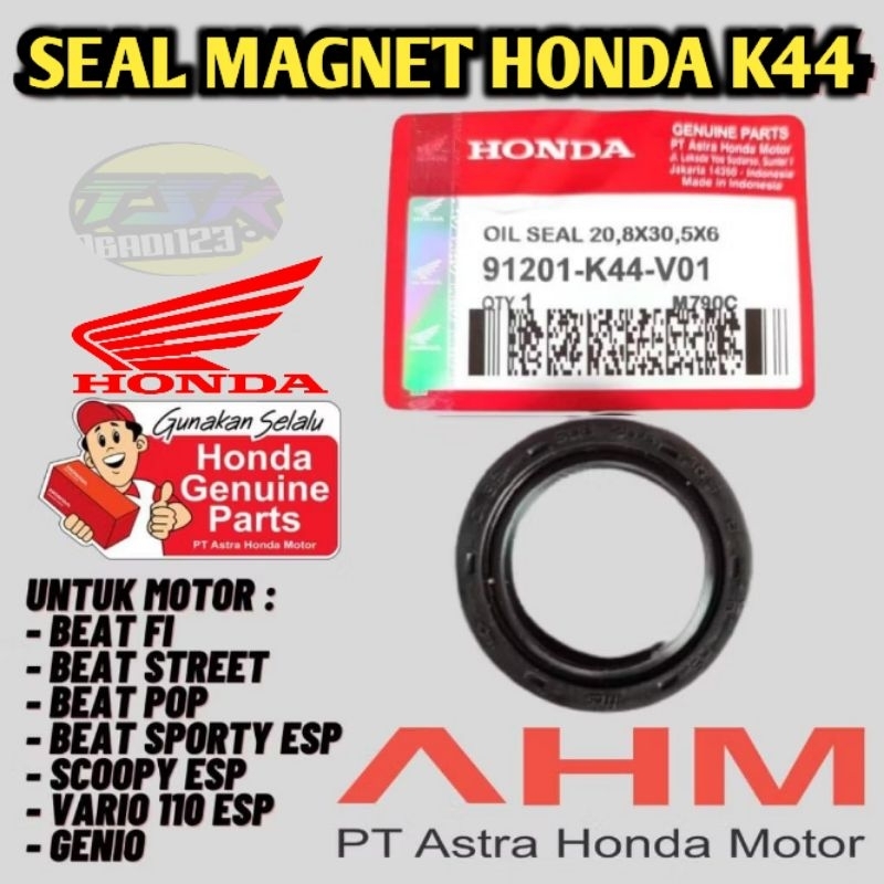 Jual ORIGINAL AHM SEAL Sil Magnet Kruk AS Kanan Honda VARIO 110 ESP, BEAT STRET BEAT POP, SCOOPY ...