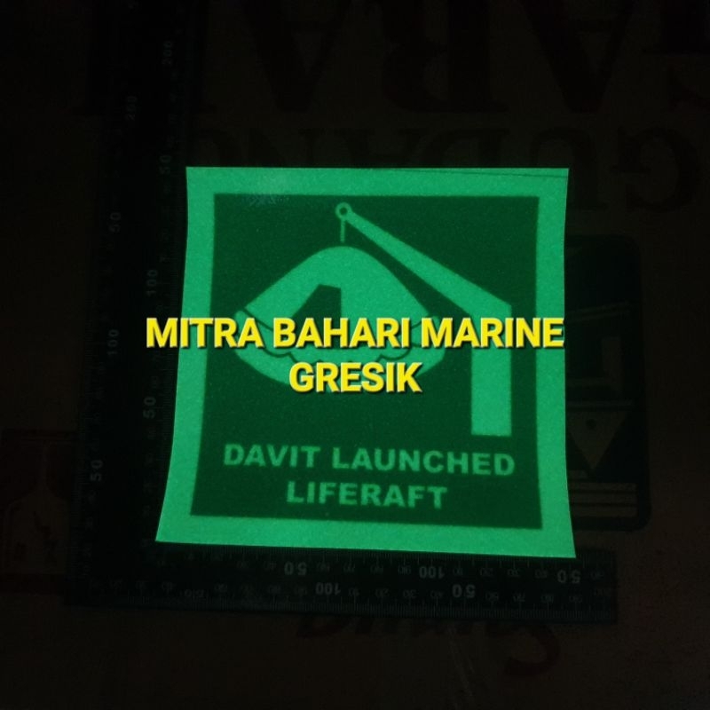Jual Stiker IMO Symbol IMPA 334103 Davit Launched Liferaft Ukuran ...