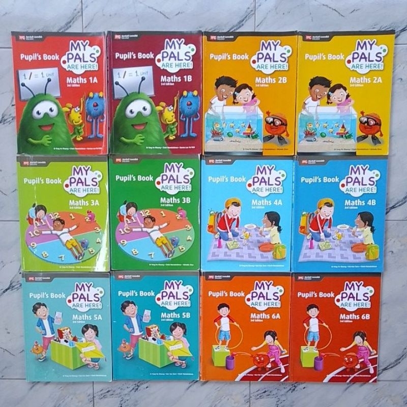 Jual MY PALS ARE HERE MATHS PUILS BOOK 1A,1B, 2A, 2B, 3A,3B ,4A,4B,5A ...