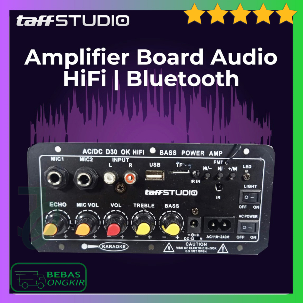 Jual Modul Amplifier Board Speaker Aktif 25W Audio Bluetooth USB ...