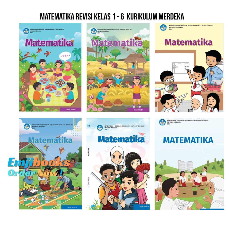 Jual Buku Matematika Revisi / non Lisensi Kelas 1 2 3 4 5 6 Kurikulum Merdeka Dikbud dan buku ...