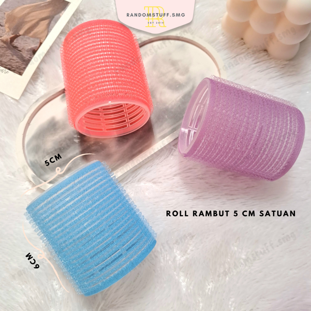 Jual ROLL RAMBUT JUMBO 5 CM SATUAN TERMURAH | Shopee Indonesia