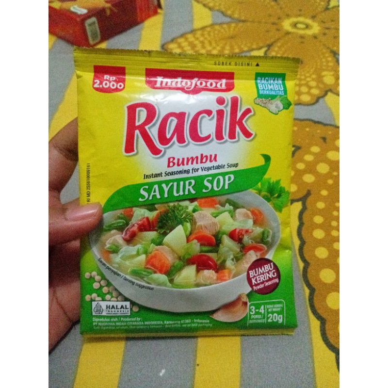 Jual Indofood Racik Bumbu Sayur Sop Instan Indofood Bumbu Kering Jamur ...