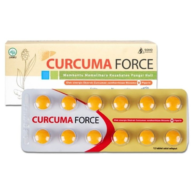 Jual Curcuma Force Tablet Terlengkap & Harga Terbaru Juni 2026 | Shopee ...