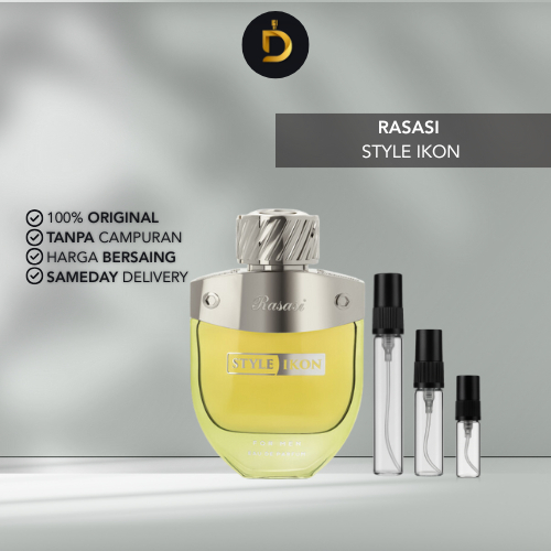 Jual Decant Rasasi Style Ikon EDP For Men | Shopee Indonesia