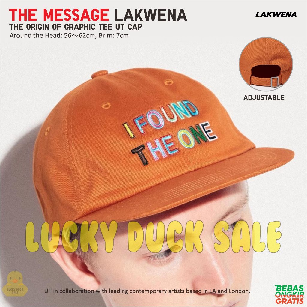 Jual Lakwena UT Cap Topi The Message UNIQLO Contemporary | Shopee Indonesia