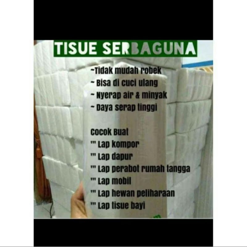 Jual 1KG TISU KOMPOR/TISU DAPUR/TISU KERING/TISU SERBAGUNA/TISU AJAIB ...