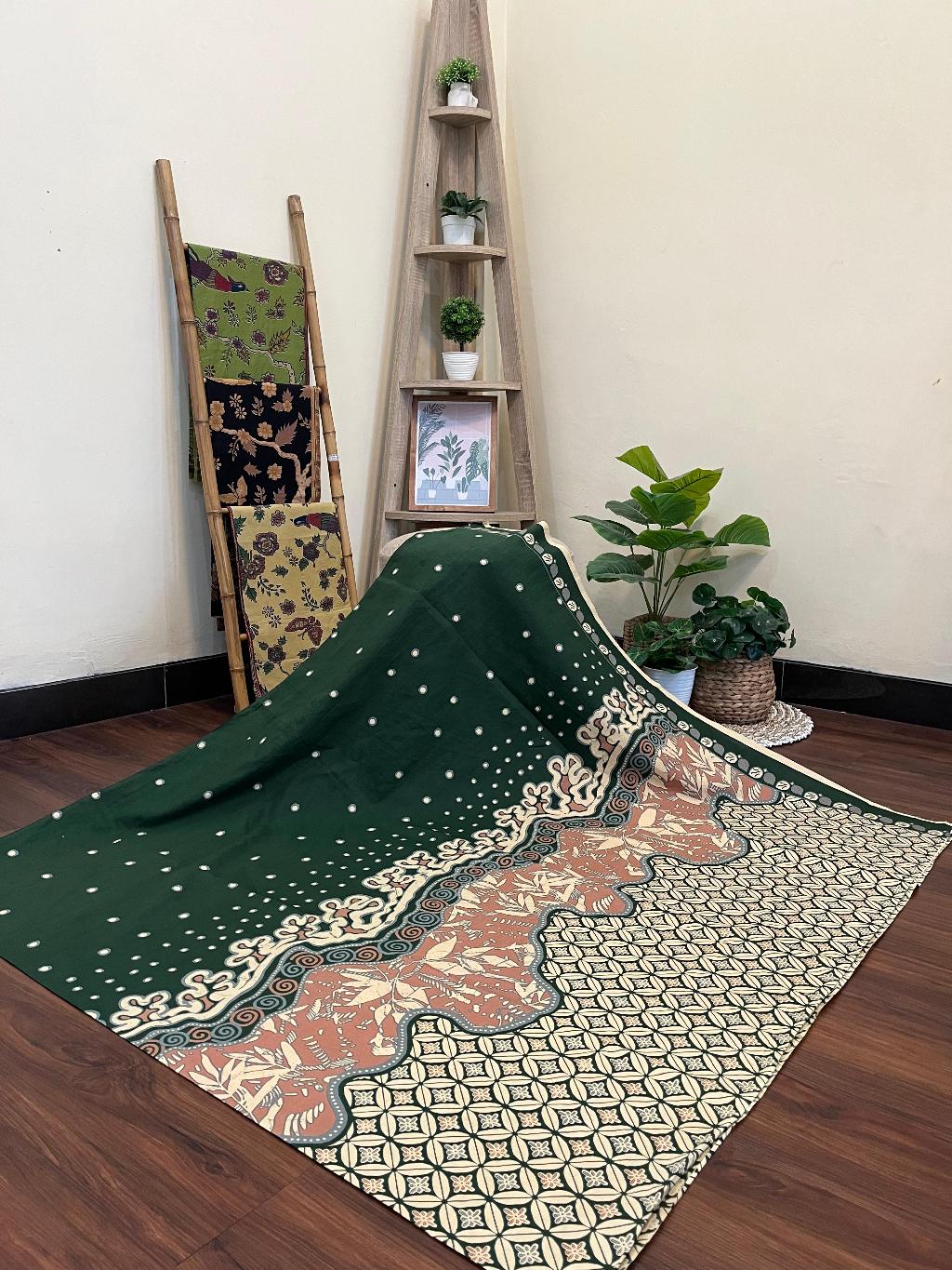 Jual Kain Batik SOLO motif galaran kawung polkadot | Shopee Indonesia