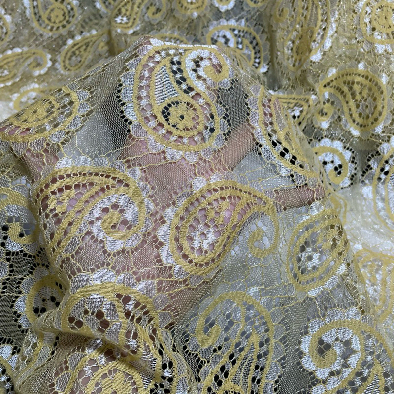 Jual kain semi prada - kain brokat semi prada - kain brokat motif keong ...