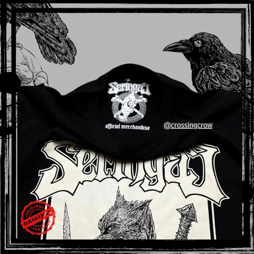 Jual KAOS SERINGAI ORIGINAL T SHIRT JAGER WAR WOLF | Shopee Indonesia