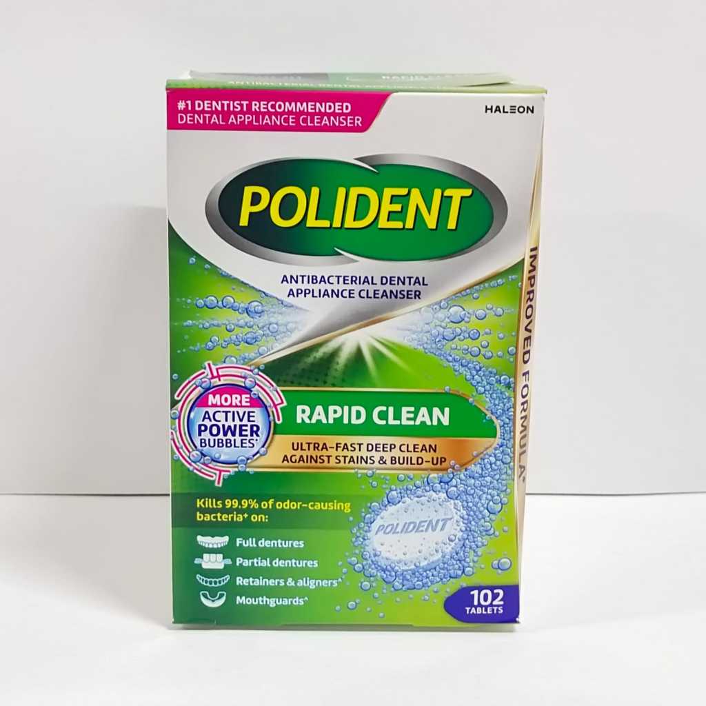 Jual POLIDENT RAPID CLEAN (ULTRA FAST DEEP-CLEAN) (102 TABLETS ...